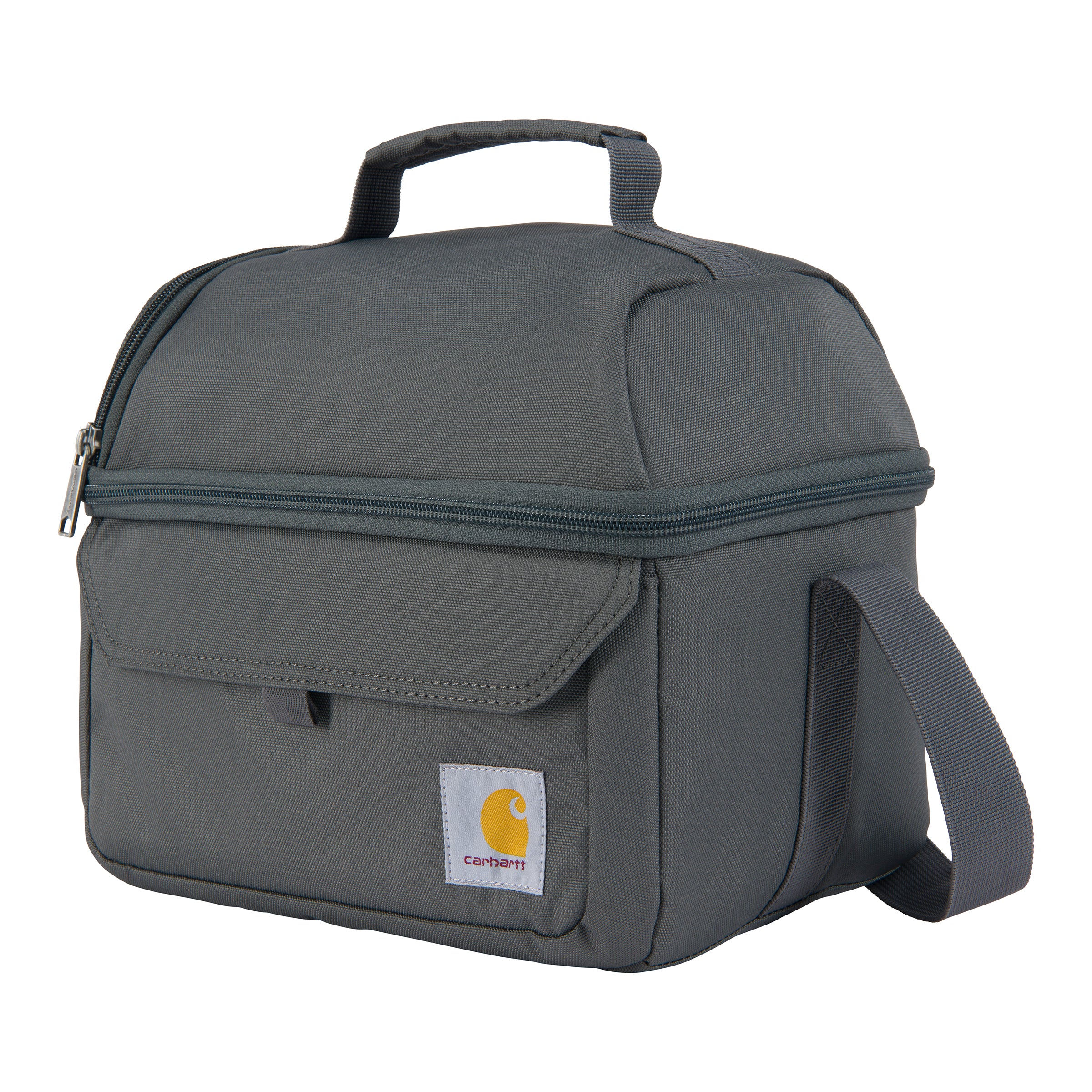 Carhartt Insulated 12 Can Two Compartment Lunch Cooler Gravel B0000546